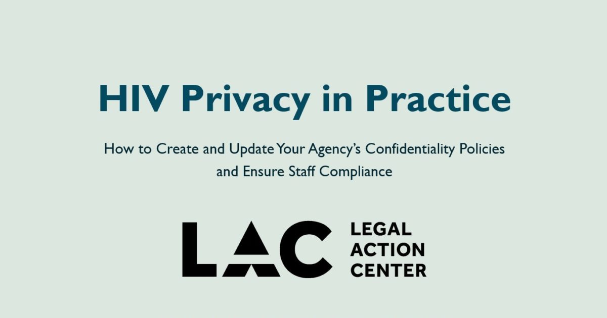 Legal Action Center | HIV Privacy in Practice in NYS