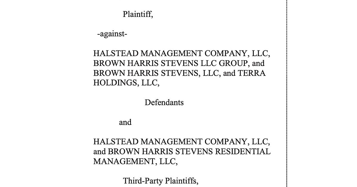 Legal Action Center | Jones v. Halstead Management Company, LLC et al.