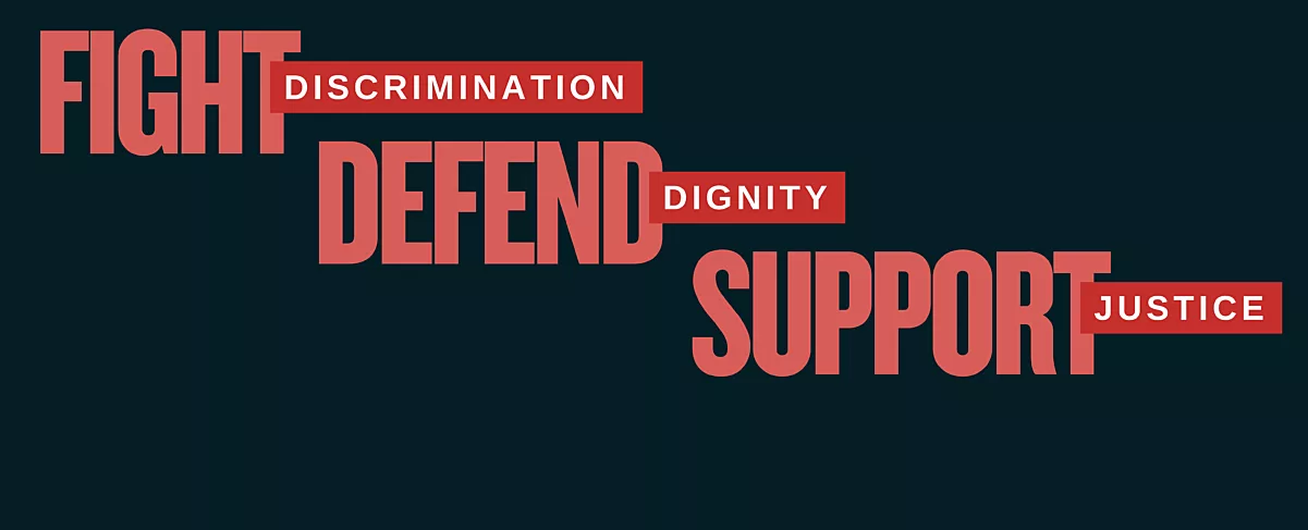 Fight defend support cascading banner